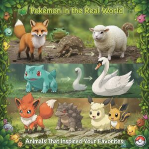 🌿 Pokémon in the Real World: Animals That Inspired Your Favorites ...